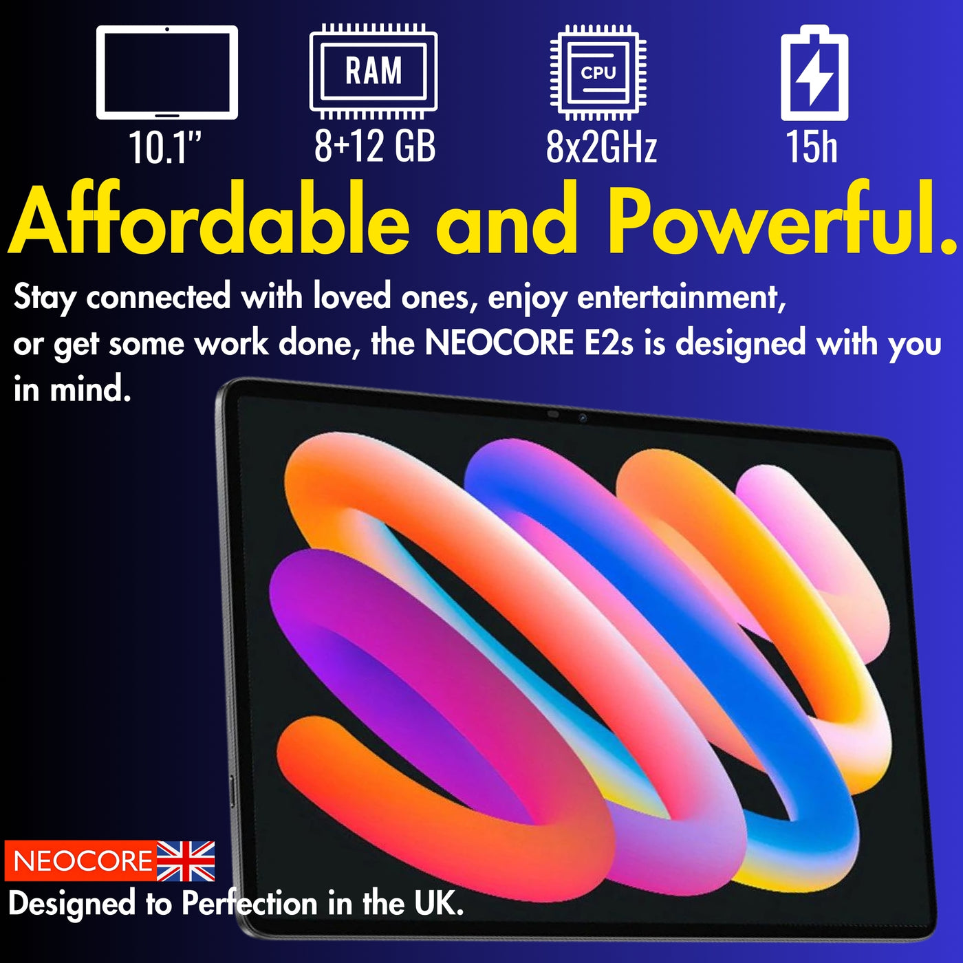 NEOCORE E2s | 10.1'' Android Tablet | 20GB RAM | 128GB Storage ...